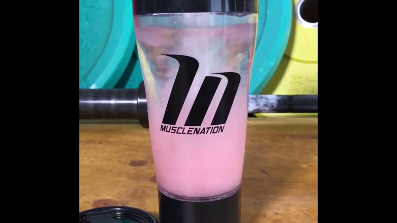 Muscle Nation Electric Self Mixing Shaker – BLACK HIGH GLOSS - YouTube