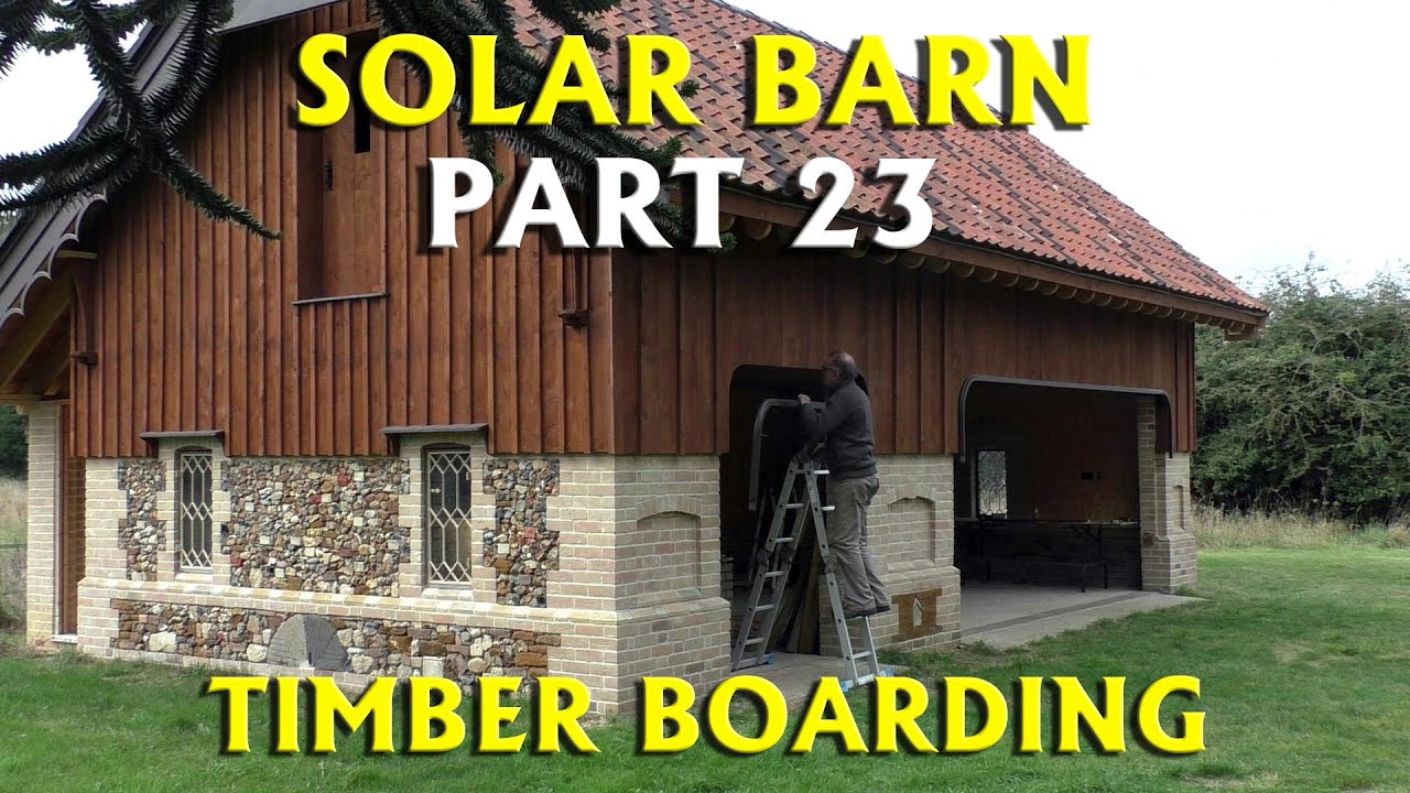 External Timber Boarding. Vertical wood cladding. - YouTube