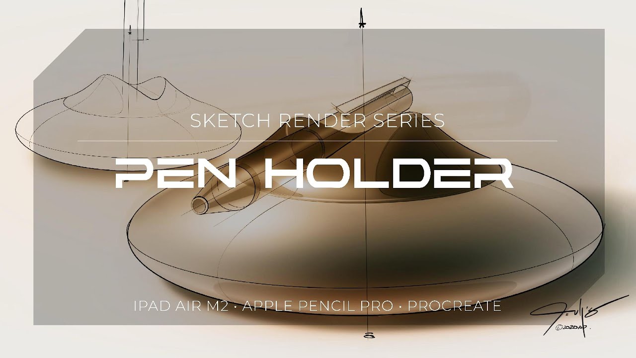 Quick Render Timelapse in Procreate - YouTube