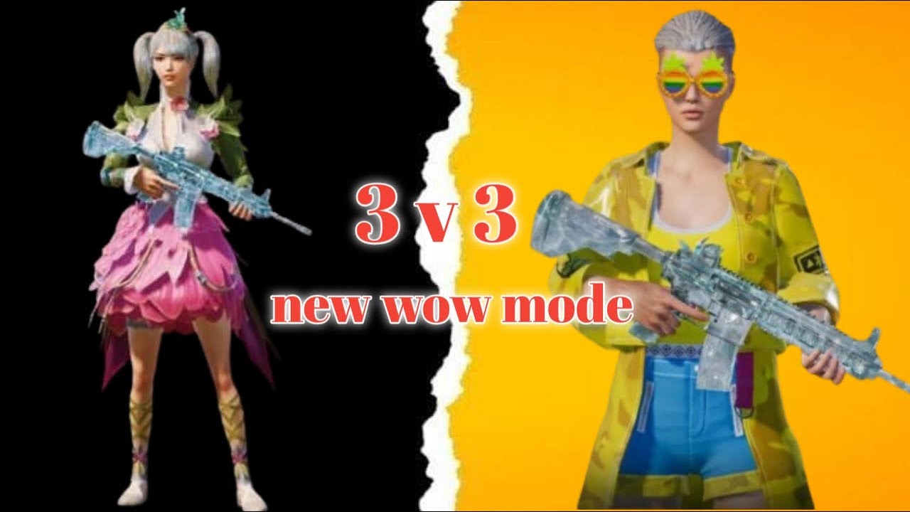3 v 3 new wow mode with squad full enjoy gameplay 🎮 + ebuse language ...