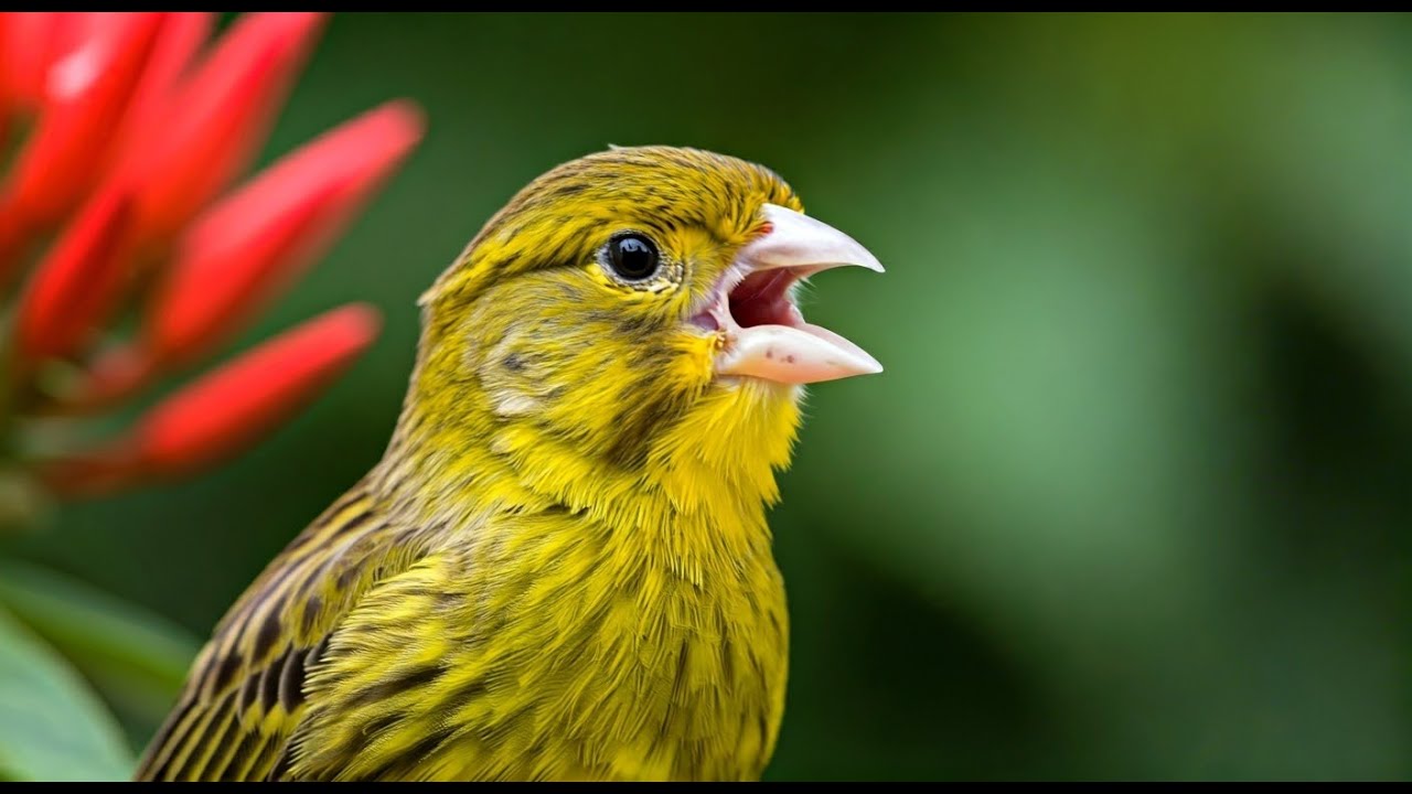 Canary Singing birds sounds at its best | Melodies Canary Bird song # ...