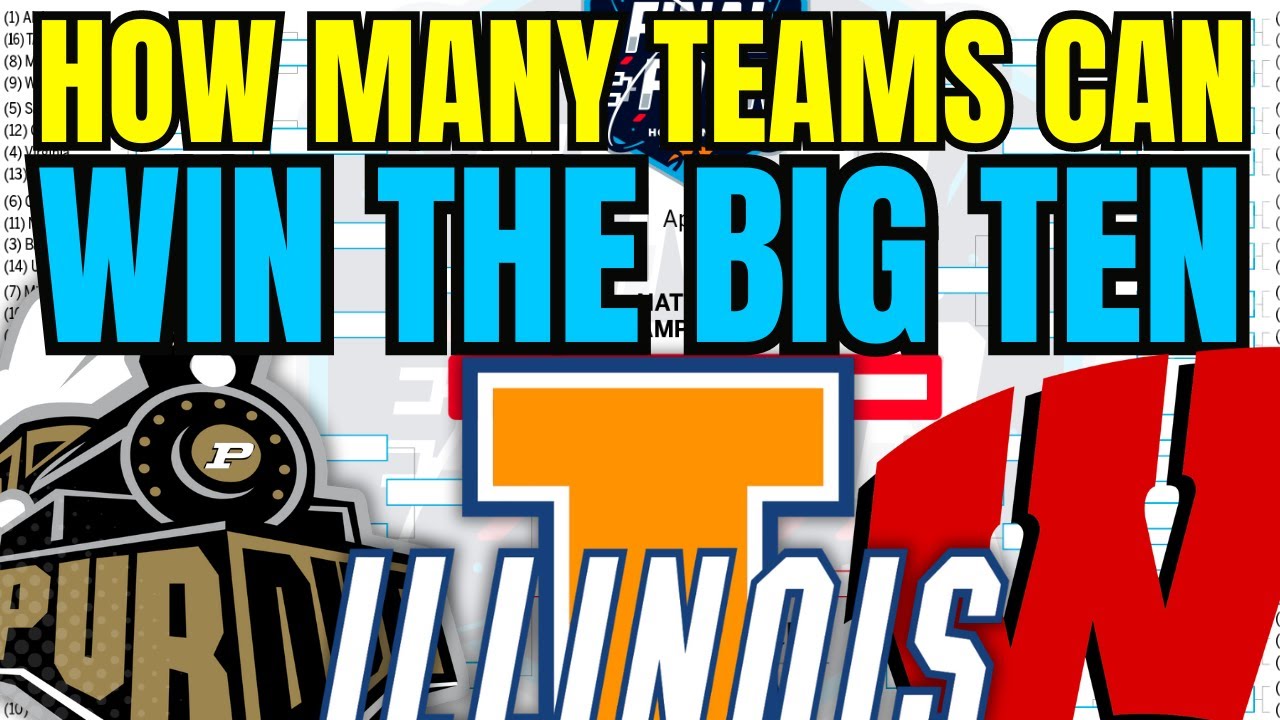 How many teams can win the Big Ten title? - YouTube