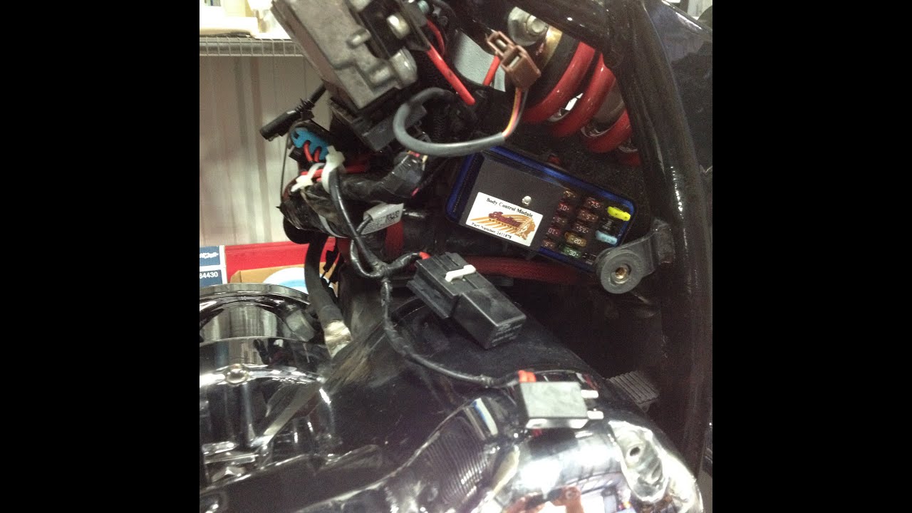 2010 Indian Chief Vintage Wiring Upgrade Two Prong Fuse Panel - YouTube