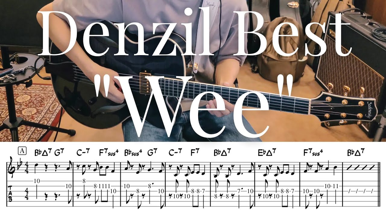 Denzil Best "Wee (Allen's Ally)" 弾き方 TAB譜 | Jazz Guitar - YouTube