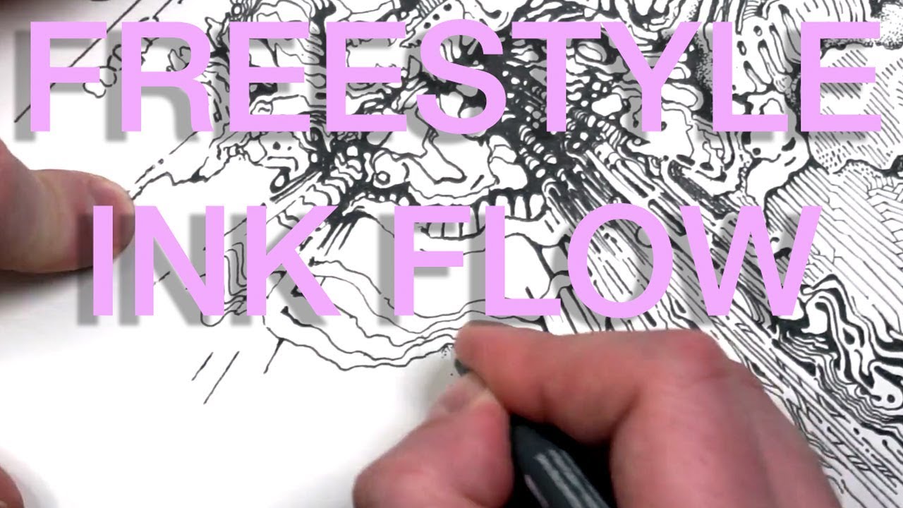 Stream of Consciousness Pen Doodle - YouTube