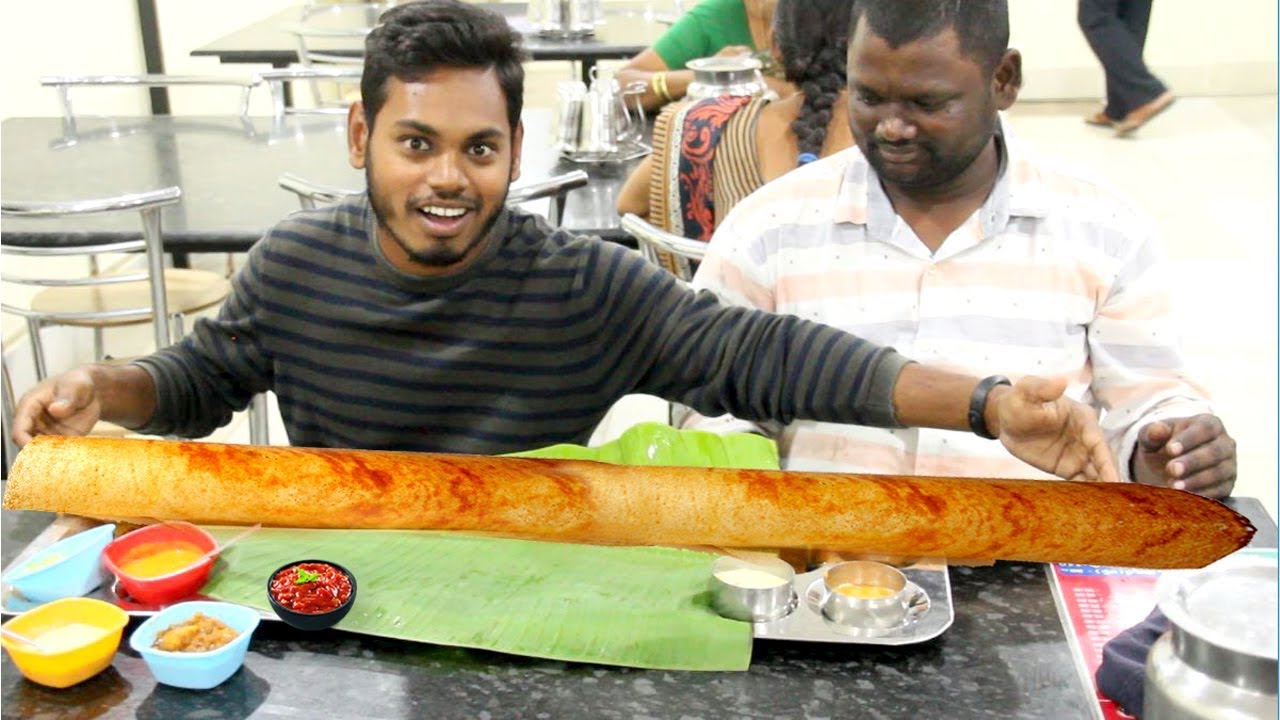 Biggest 80MM Dosa | Making Of Biggest 80MM Dosa | South Indian ...