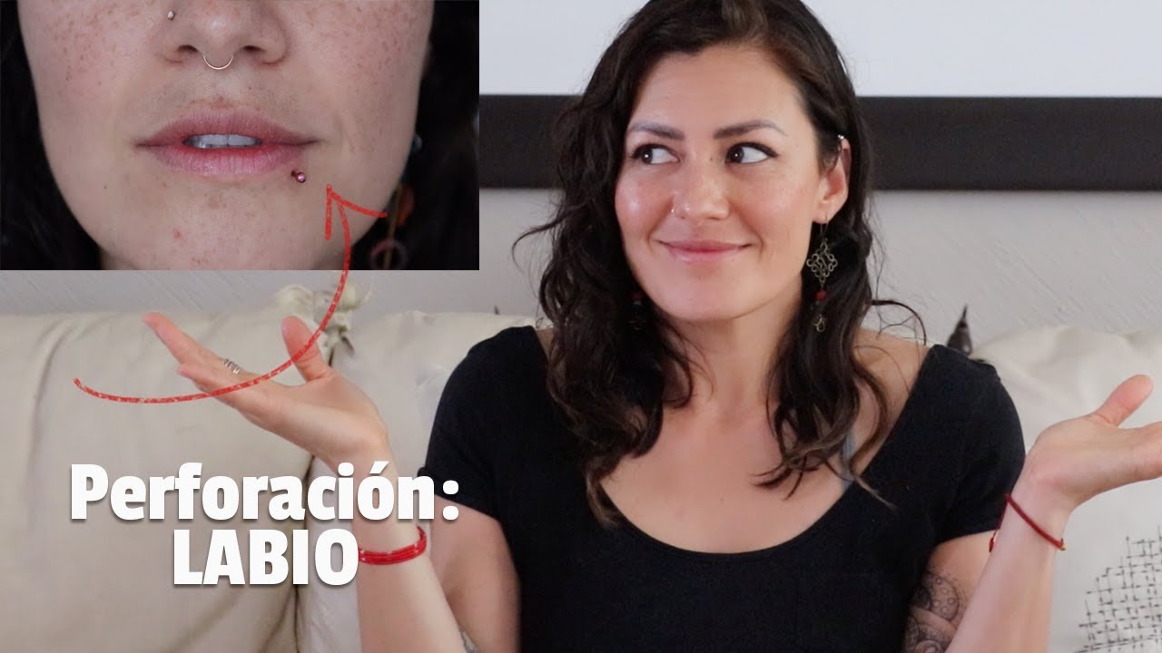 Cómo cuidadar y sanar piercings en el labio - YouTube