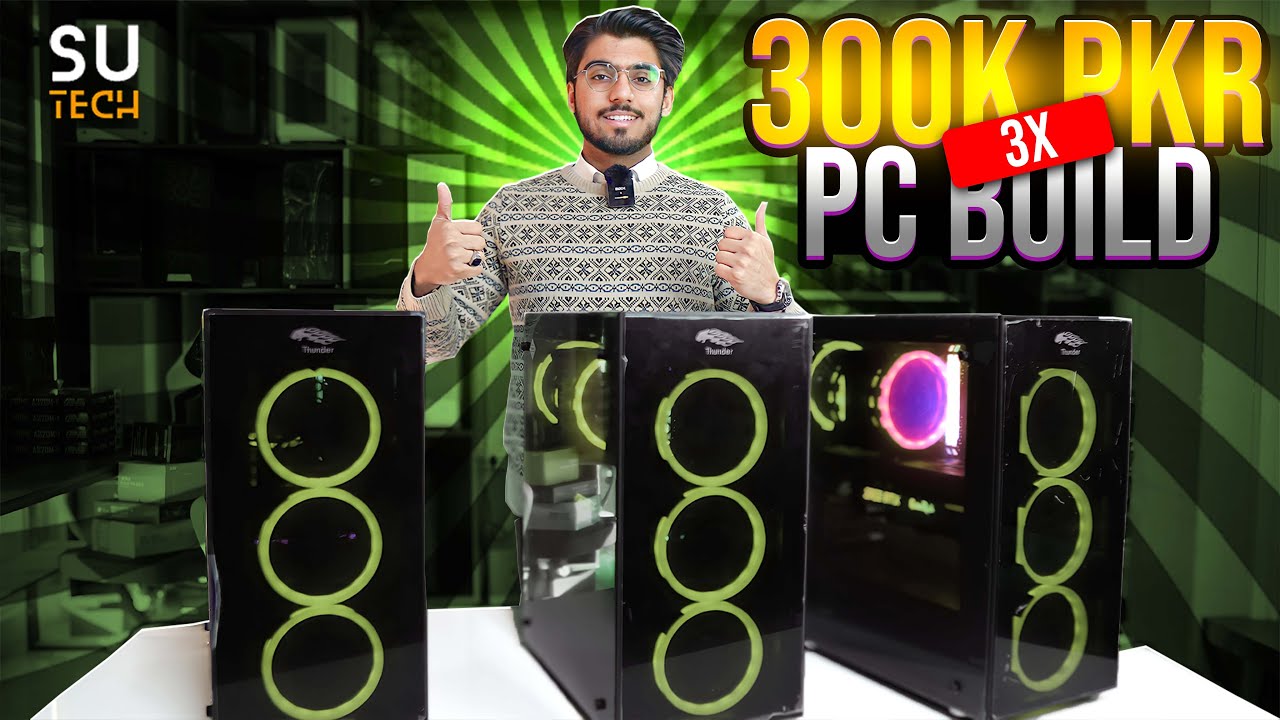 300K PKR 3X PC BUILD😍 | RTX 3070 + 12700 + 32 GB RAM 😱| SU TECH - YouTube