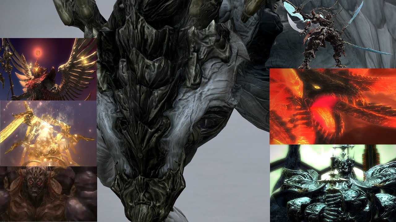 Final Fantasy XIV Endwalker - All Extreme Heavensward Trials Boss ...