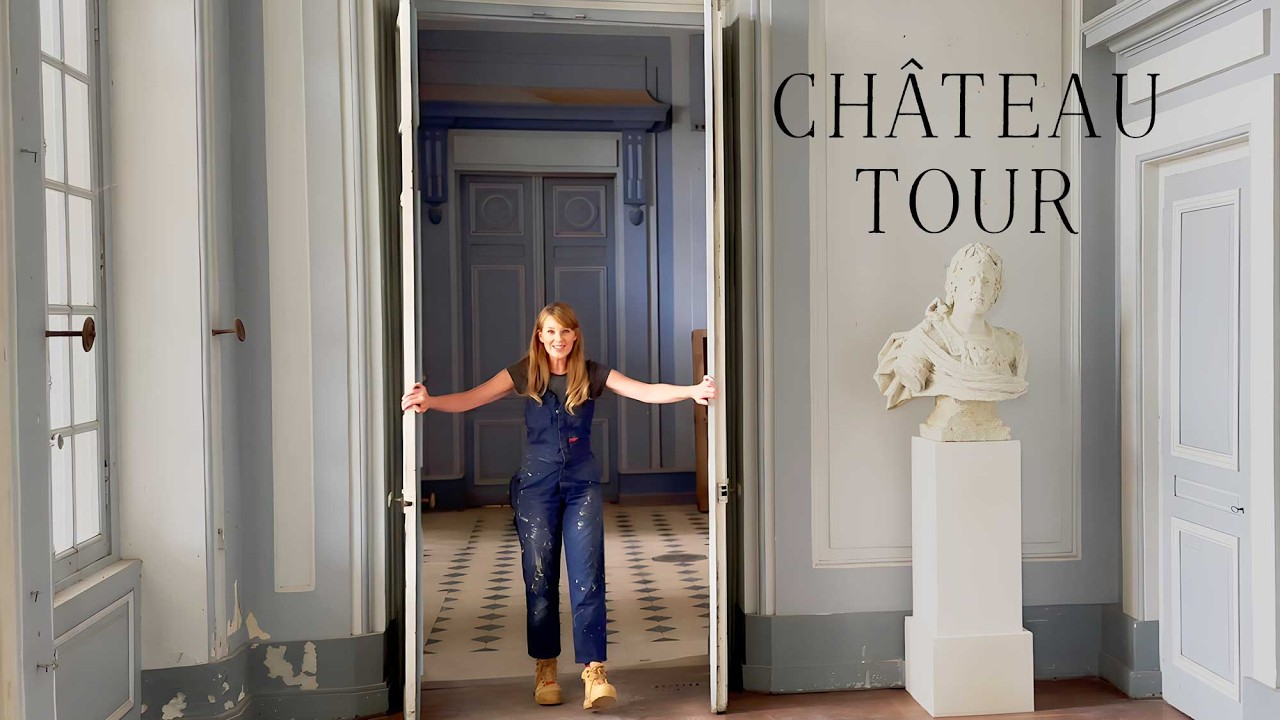 Tour our 105 room French château after 4 years of restoration! - YouTube
