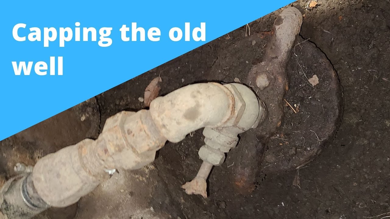 Capping the old well - YouTube