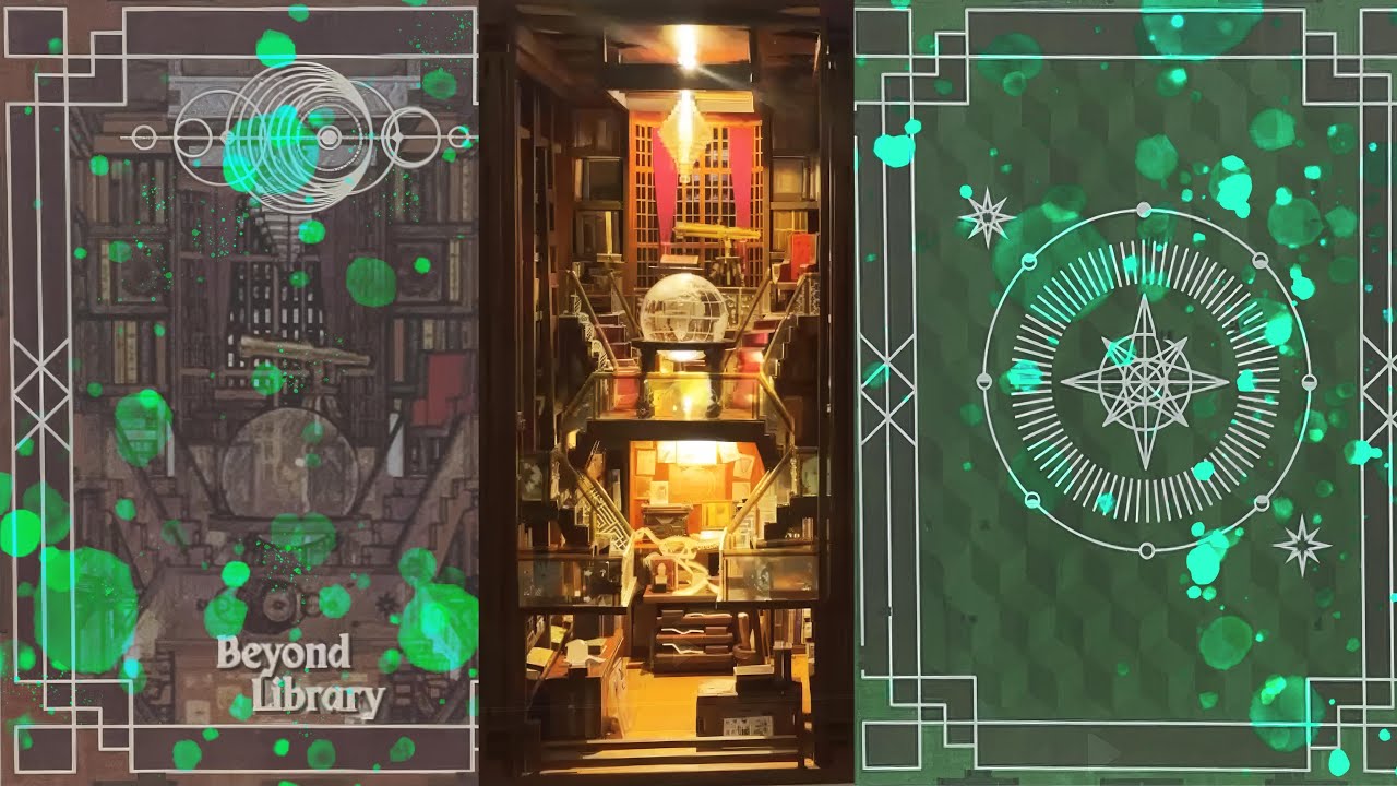 MiniCity Beyond Library Book Nook Complete Build - YouTube