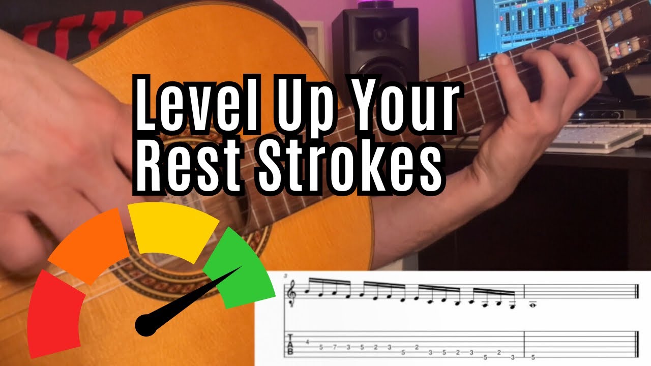 Get FASTER picados (Rest Strokes) with THIS exercise - INCLUDES TAB ...