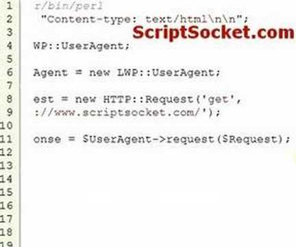 Perl Tutorial 46 - LWP::UserAgent - Emulate a Browser - YouTube