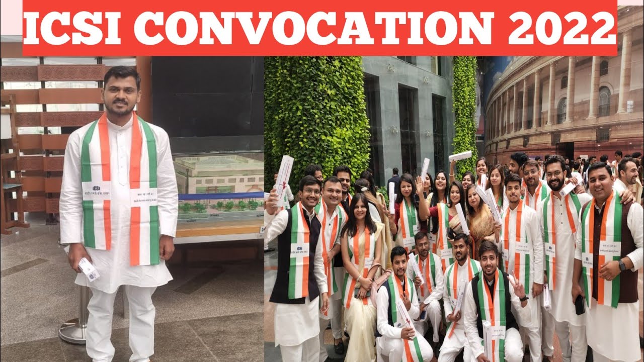 ICSI CONVOCATION 2022 Held on 11th June, 2022 @csjaivindrachauhan - YouTube