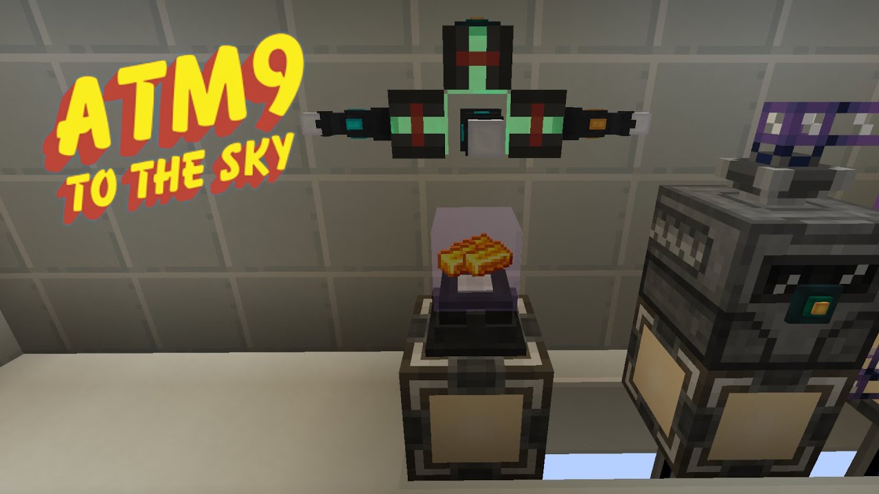 ATM9 To the sky: EP9 Obtaining AllTheModium Ingots - YouTube