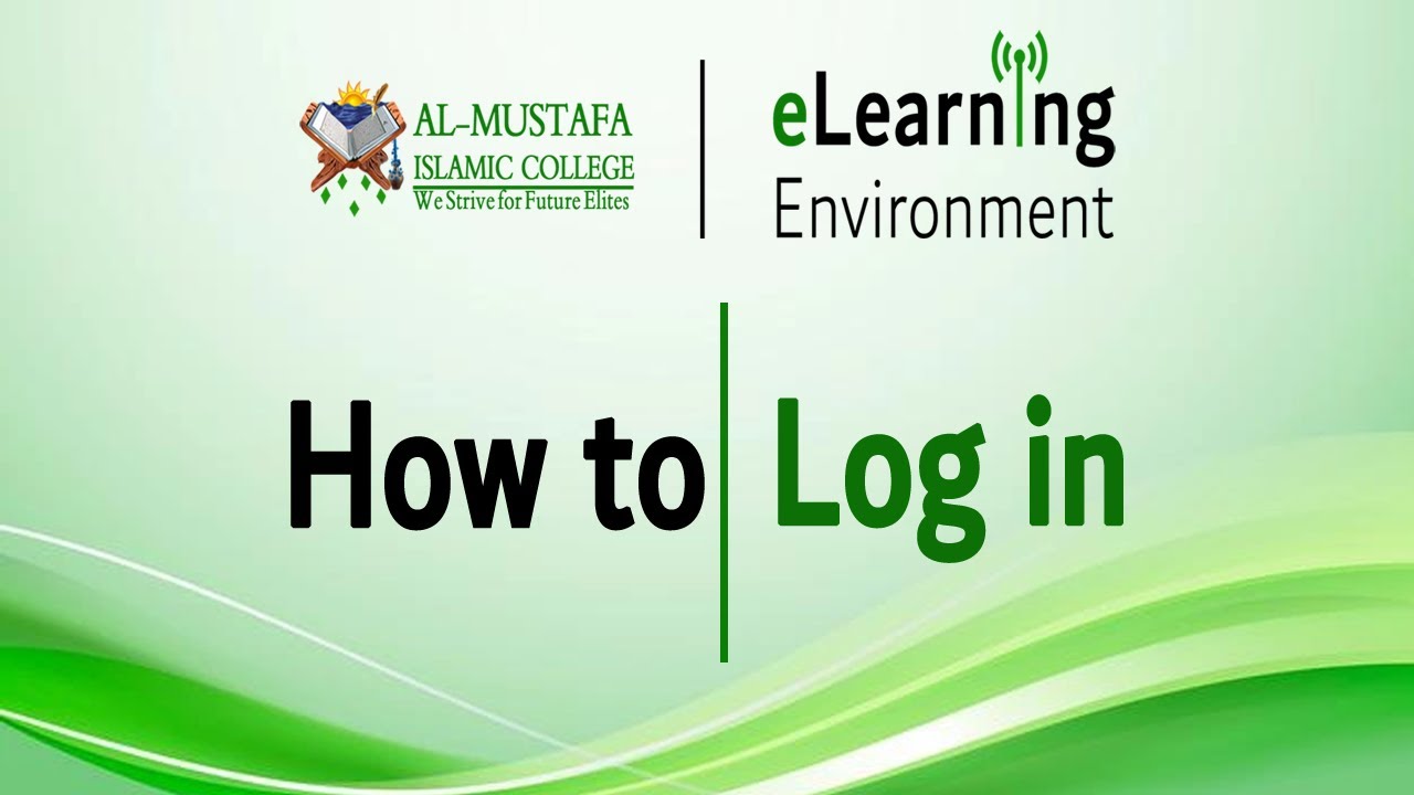 How to login into AeLE for the first time - YouTube