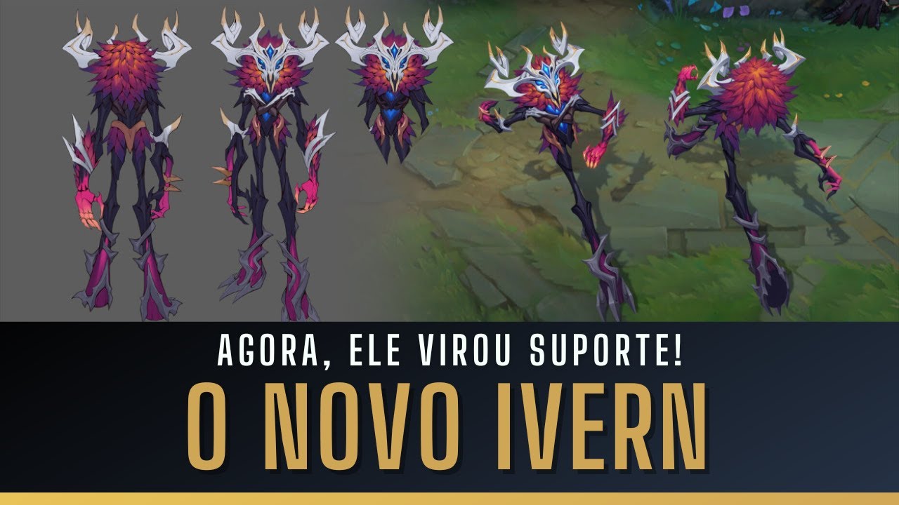 TESTEI O NOVO IVERN! AGORA, ELE VIROU SUPORTE! QUASE TODAS HABILIDADES ...