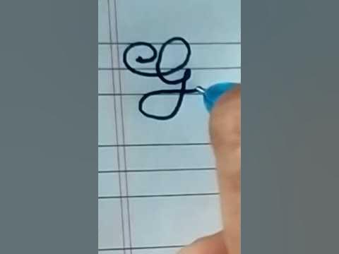 How To Write Capital G In Cursive Writing | Cursive Writing Practice ...