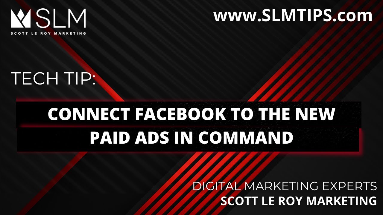 Tech Tip: Connect Facebook to the NEW Paid Ads in Command - YouTube