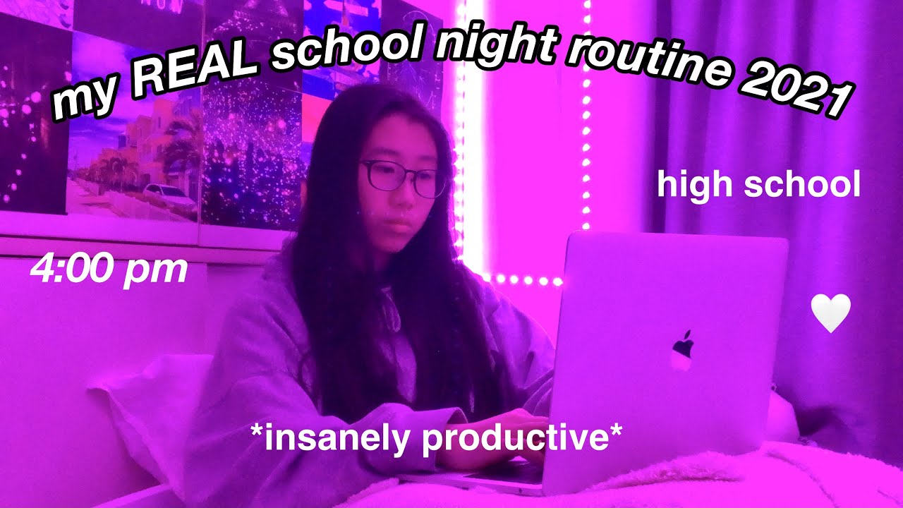 my REAL GCSE night routine 2021 || studying, working out & more! - YouTube