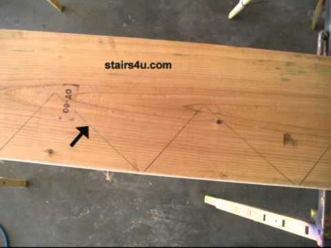 Marking Stair Stringer Tip - How To Build Stairs - YouTube