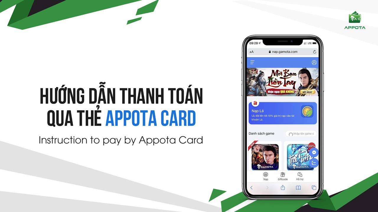 [AppotaPay] Hướng dẫn nạp thẻ Appota - YouTube