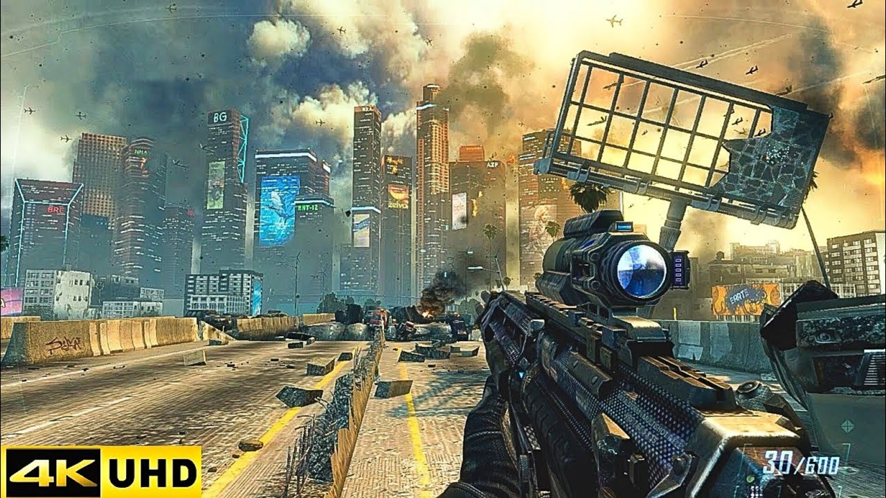 Los angeles under attack (cordis die), call of duty Black ops 2 |4k ...