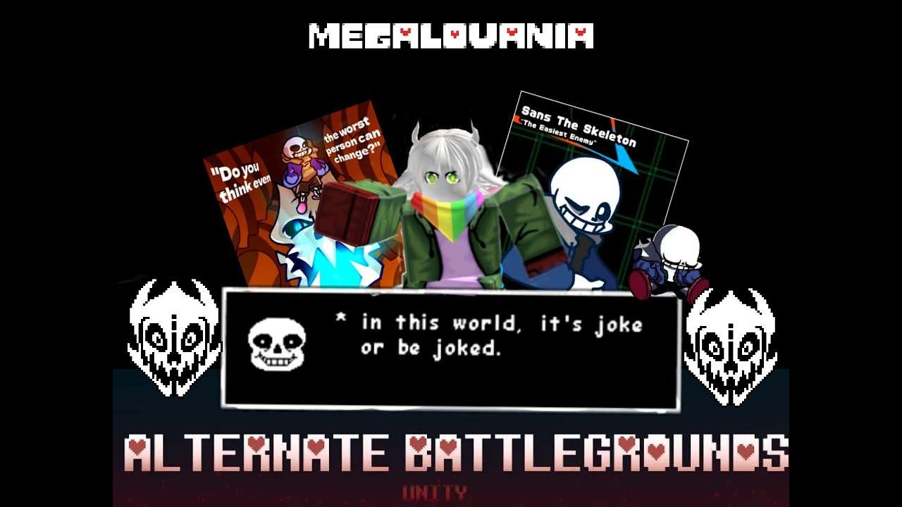Having a skill issue as Sans (Alternate Battlegrounds) - YouTube