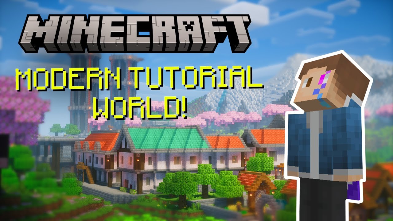 What If Minecraft Still Did Tutorial Worlds? - YouTube