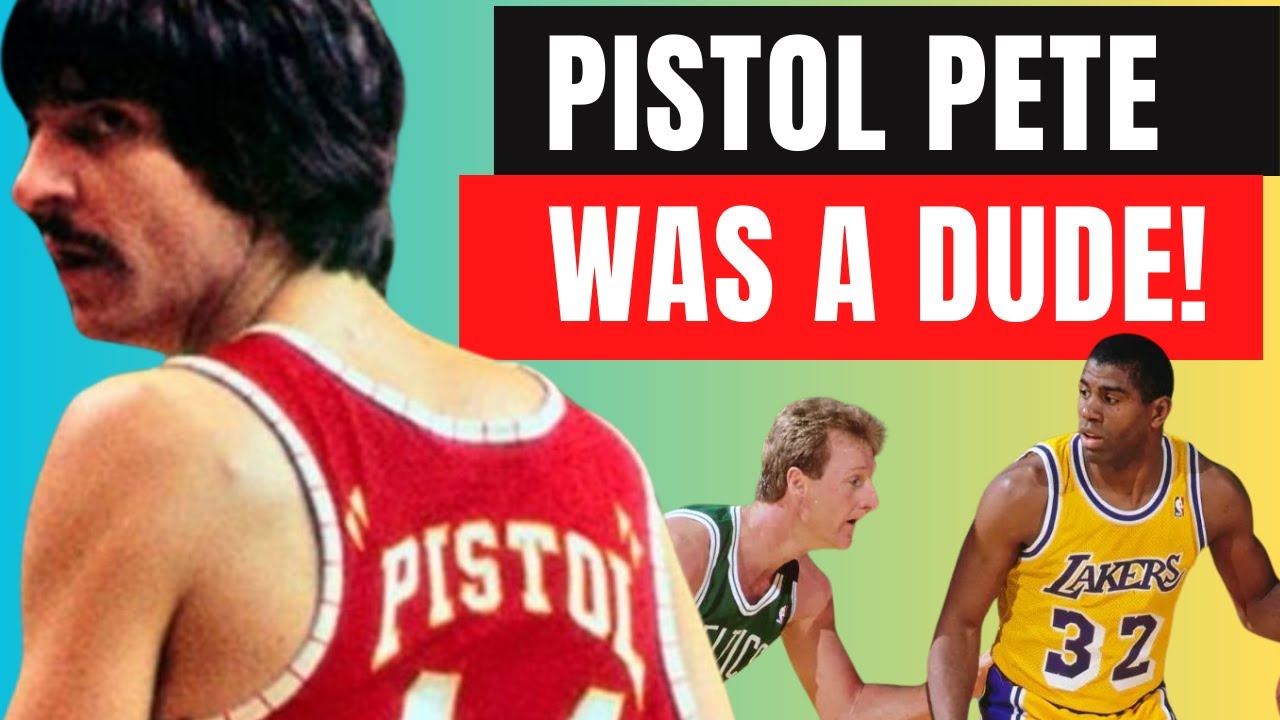 Pistol Pete Maravich *w/ highlights| NBA Legends Bird & Magic Praise ...