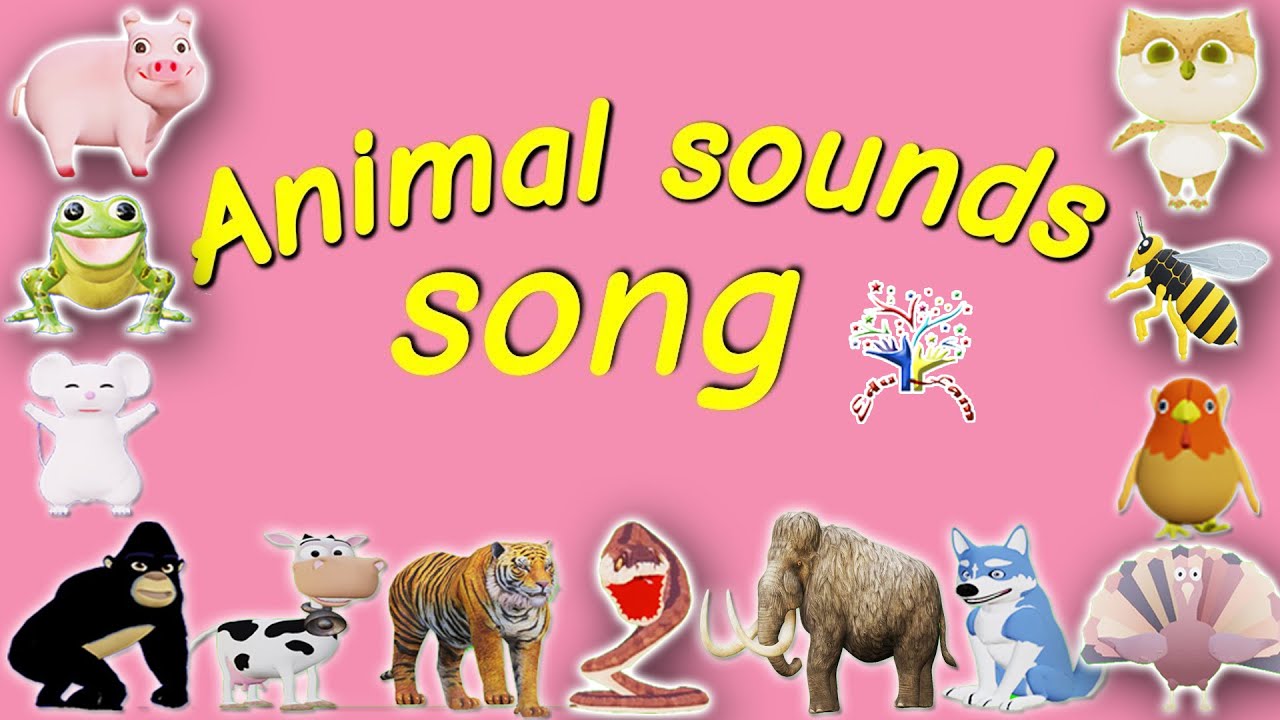 The Animal Sounds Song ATAS || Kids Animal Songs and Nursery Rhymes ...