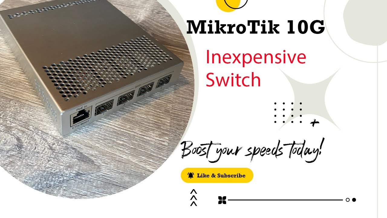 10G SFP+ 4 Port Router/Switch - YouTube