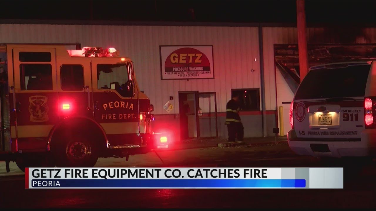 Getz Fire Equipment catches fire - YouTube