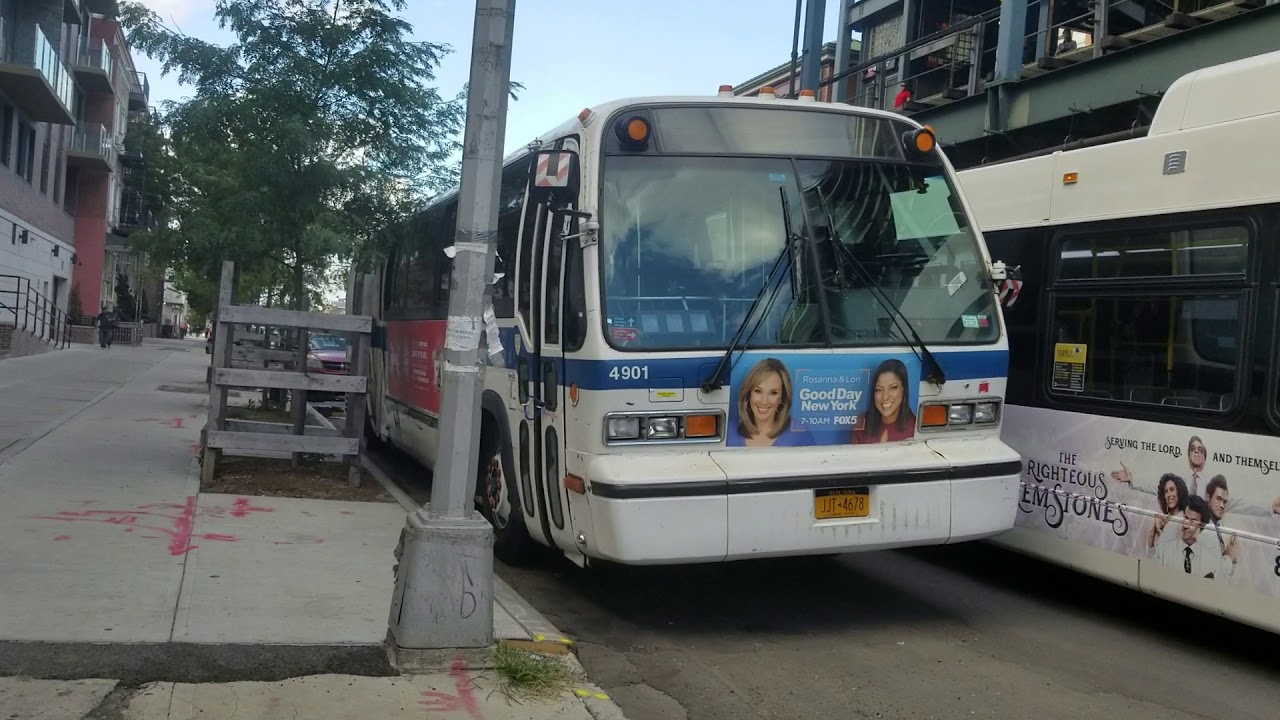 Ex-MTA 1998 Nova RTS-06 #4901 at Coney Island station - YouTube