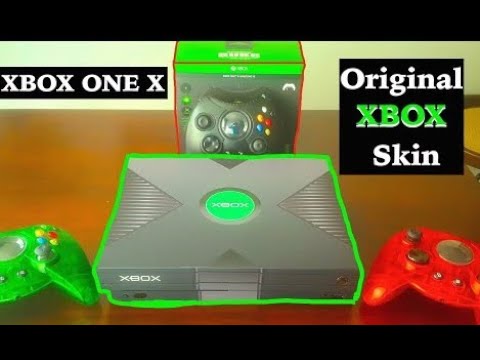 Original Xbox Skin For Xbox One X! - YouTube