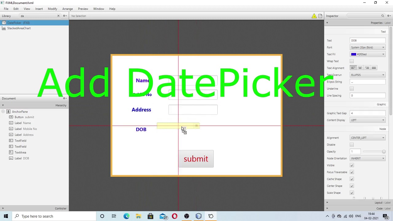JavaFX How To Get DatePicker Values YouTube JavaFX How To Get DatePicker Values YouTube
