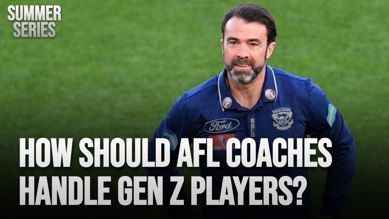 How Should AFL Coaches Handle Gen Z Players? - YouTube