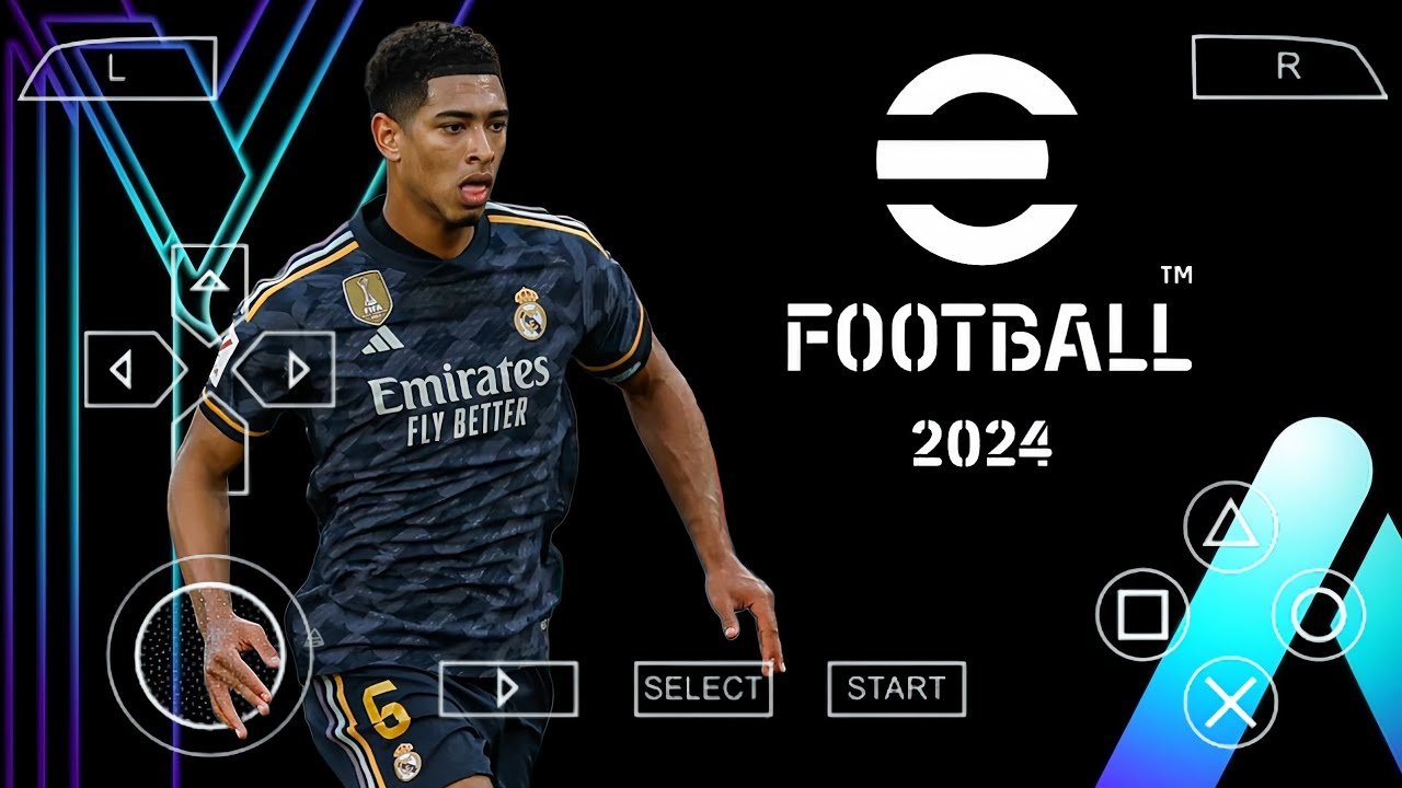 eFootball 24 Ppsspp | Real Madrid Menu Edition | Latest Transfer | New ...