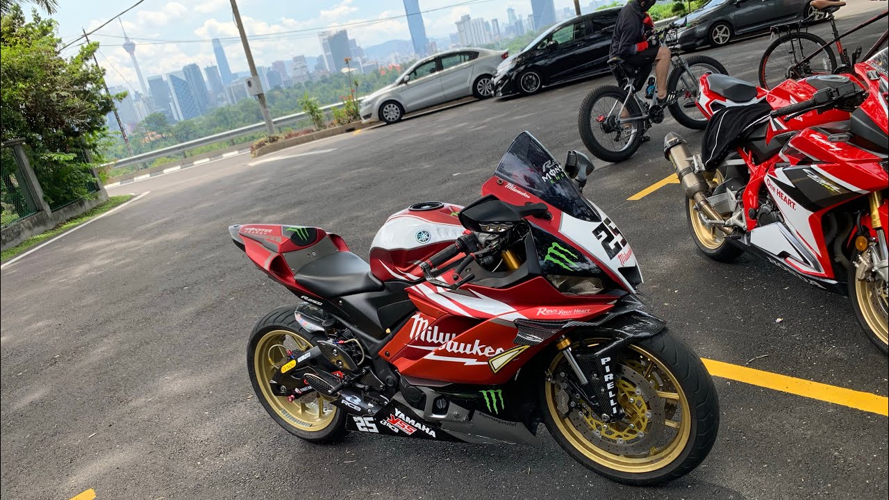 SHORT REVIEW #r25malaysia FULL ACCESSORIES #diy YZF R25 MODIFIED - YouTube