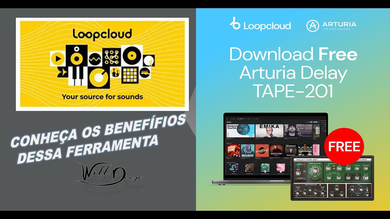 FREE DOWNLOAD : BENEFÍCIO DO LOOPCLOUD COM DJ WILL DEEP - YouTube