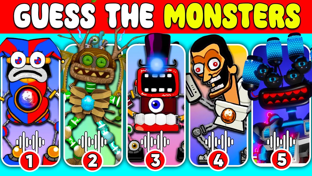 Guess The Monsters By Squinting Your Eyes & Emoji | My Singing Monsters ...