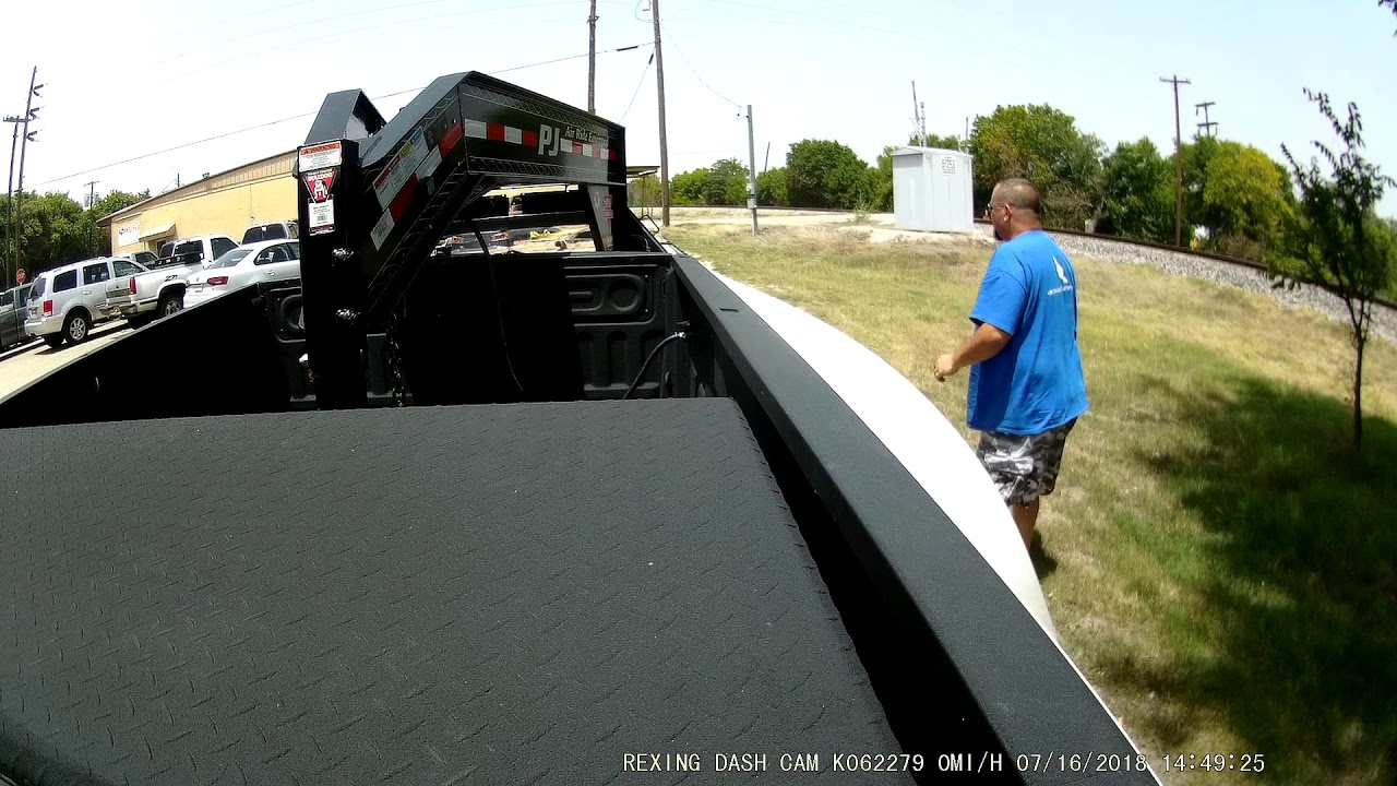 Having to do some offset backing in Temple, Texas. - YouTube