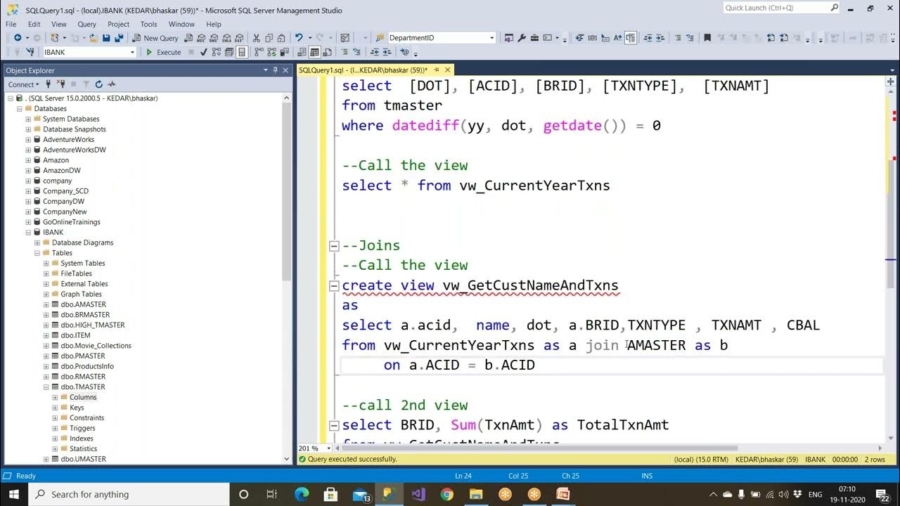 04 SQL Server Views Part3 - YouTube