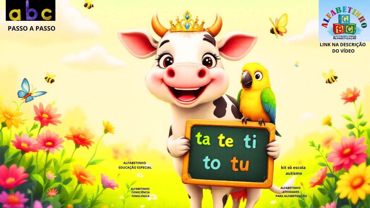 ALFABETINHO EDUCAÇÃO ESPECIAL |SÍLABAS ta,te,ti,to,tu #abcd # ...