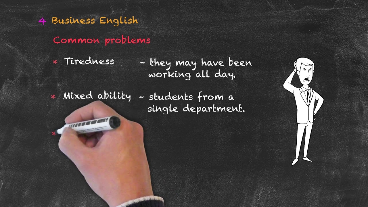 Teaching Special Groups in ESL - Problems with Business English Classes ...
