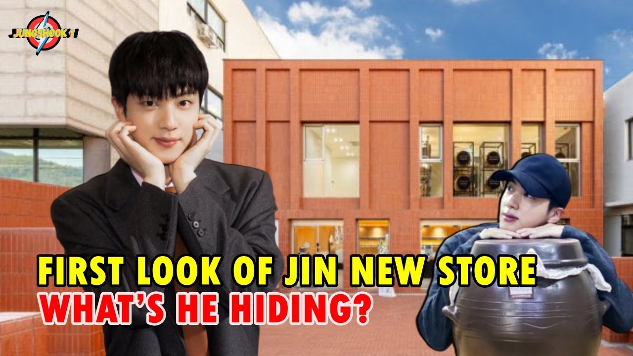BTS Star Jin's Liquor Store Is Ready For A Grand Opening - YouTube