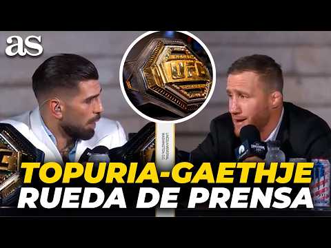 RUEDA DE PRENSA COMPLETA | ILIA TOPURIA y JUSTIN GAETHJE en la CASA BLANCA