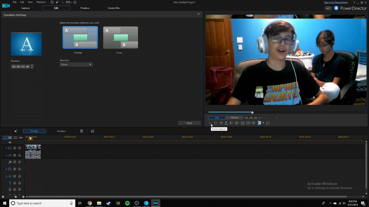 PowerDirector Tutorials #2: Transitions - YouTube
