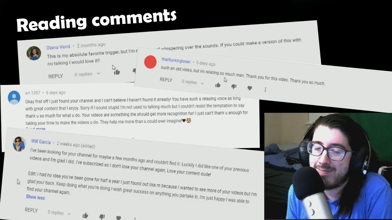 [ASMR] Reading nice comments - YouTube
